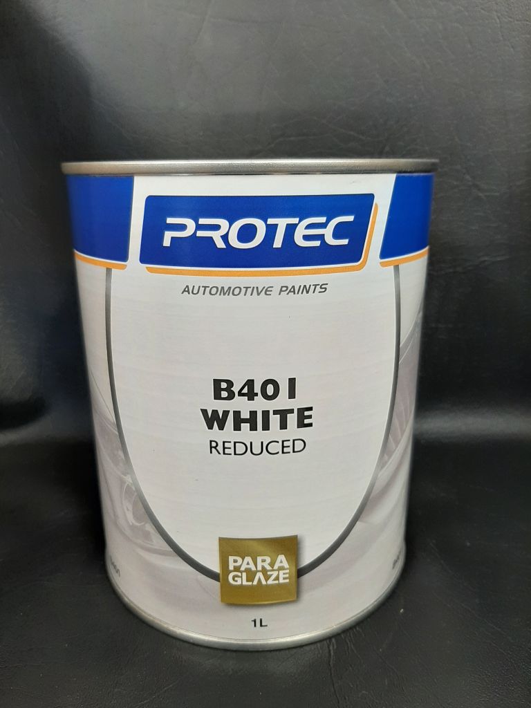PARAGLAZE B401 REDUCED WHITE 1L - Automotive Paint Supplies